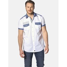 Jan Vanderstorm Herren Kurzarmhemd "Kurzarmhemd HERKKO", wei&szlig;, Gr. XXL, Obermaterial: 100% Baumwolle CO., Hemden