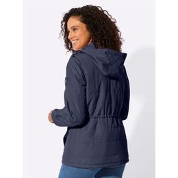 Casual Looks Damen 3-in-1-Funktionsjacke, blau, Gr. 42, unifarben, 100% Polyester, Besatz:100% Polyester, Jacken