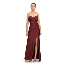 Vera Mont Damen Abendkleid "Damen schmal geschnitten", rot, Gr. 38, Jersey, Obermaterial: 86% Polyamid, 14% Elasthan; Futter: 100% Polyester,