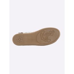 Gemini Damen Slipper, Gr. 36wei&szlig;, Glattleder, Schuhe