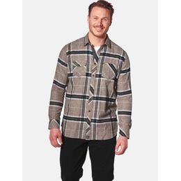 Jan Vanderstorm Herren Flanellhemd "Hemd THORULFAR", braun, Gr. XL, Obermaterial: 100% Baumwolle CO., Hemden