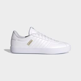 Herren Sneaker "VL COURT 3.0", adidas Sportswear, Gr. 40, wei&szlig;, Synthetik, Schuhe, inspiriert vom Design des adidas samba