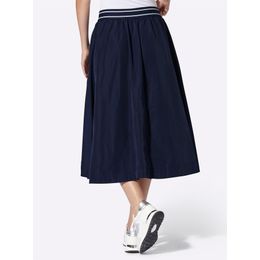 Heine Damen Schlupfrockmarine, Gr. 50, unifarben, 100% Polyester, R&ouml;cke