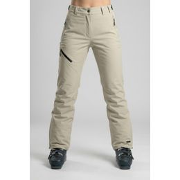 Skihose Icepeak "Icepeak CURLEW", Damen, Gr. 44, N-Gr, dust, Obermaterial: 100% Polyester. Futter: 100% Polyester. Wattierung: 100% Polyester, Hosen Skihose