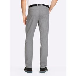 Br&uuml;hl BR&Uuml;HL Herren 5-Pocket-Hose, grau, Gr. 62, meliert, unifarben, 97% Baumwolle, 3% Elasthan, Hosen