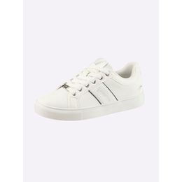 Kangaroos Damen Sneaker, Gr. 42, wei&szlig;, Lederimitat, Schuhe