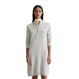 Marc O'Polo Damen Strickkleid "aus softem Schurwolle-Mix", beige, Gr. S, MARC O'POLO DENIM, unifarben, Obermaterial: 72% Schurwolle, 26% Polyamid, 2% Elasthan,