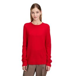 Betty Barclay Damen Strickpullover "Damen mit Rundhalsausschnitt", rot, Basic, Gr. 44, Strick, Obermaterial: 100% Kaschmir, Pullover