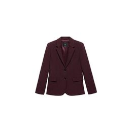 Mango Blazer 'Bergen' Damen Gr&ouml;&szlig;e 44 weinrot / wei&szlig;
