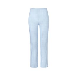 Tchibo - 7/8-Stretchhose - Damen - Gr. 40 - hellblau/kariert