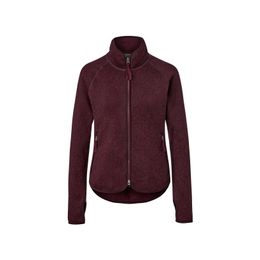 Tchibo - Strickfleece-Jacke - Damen - Gr. M - weinrot