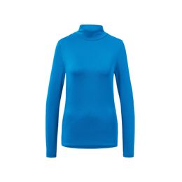 Tchibo - Shirt mit Stehkragen - Damen - Gr. S - blau