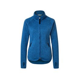 Tchibo - Strickfleece-Jacke - Damen - Gr. M - blau
