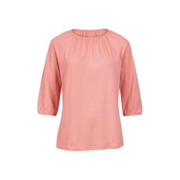 Tchibo - Shirt mit 3/4-Arm - Damen - Gr. L - koralle