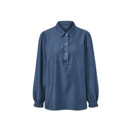 Tchibo - Jeansbluse mit Puffärmeln - Damen - Gr. 48 - dunkelblau