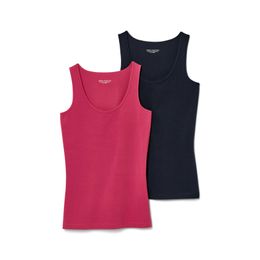 Tchibo - 2 Tops - Damen - Gr. XL - dunkelblau