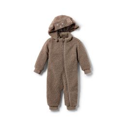 Tchibo - Baby-Teddyfleece-Overall - Herren - Gr. 86/92 - braun