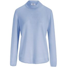 Peter Hahn - Pullover aus 100% Schurwolle Pure Tasmanian Wool, blau, Gr. 36 / S - Schurwolle