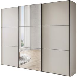 Schwebet&uuml;renschrank Wiemann "Phoenix, Made in Germany, modernes Design, Highlight, Blickfang", champagner, dekor, B:223cm H:217cm T:67cm, Schr&auml;nke, Schwebet&uuml;renschrank, maximaler Staurraum, inkl.Einlegeb&ouml;den, W&auml;scheb&ouml;den u. D&auml;mpfer