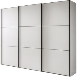 Schwebet&uuml;renschrank Wiemann "Phoenix, Made in Germany, modernes Design, Highlight, Blickfang", wei&szlig;, dekor, B:279cm H:236cm T:67cm, Schr&auml;nke, Schwebet&uuml;renschrank, maximaler Staurraum, inkl.Einlegeb&ouml;den, W&auml;scheb&ouml;den u. D&auml;mpfer