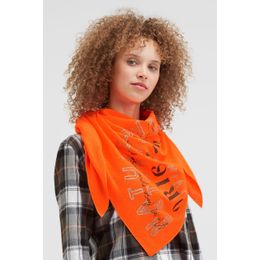 Dreieckstuch SOCCX, Damen, neon orange, Material: 72% Polyester, 25% Viskose, 3% Elasthan, Modet&uuml;cher