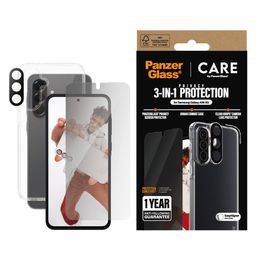 CARE BY PANZERGLASS Displayschutzglas "3-in-1 Protection Urban Combat Case + Screen Protection + Hoops", transparent, B:11cm H:2,5cm T:19,5mm, Displayfolien, Displayschutzfolie, Schutzfolie, Bildschirmschutz, kratz- & sto&szlig;fest