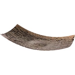 Dekoschale CREATIV HOME "Schale", rosegold, B:48cm H:9cm T:25cm, Dekoschalen