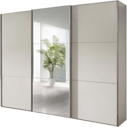 Schwebet&uuml;renschrank Wiemann "Phoenix, Made in Germany, modernes Design, Highlight, Blickfang", champagner, dekor, B:246cm H:236cm T:67cm, Schr&auml;nke, Schwebet&uuml;renschrank, maximaler Staurraum, inkl.Einlegeb&ouml;den, W&auml;scheb&ouml;den u. D&auml;mpfer