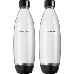 Wassersprudler Flasche SodaStream "DuoPack Fuse", transparent, 1.000ml, Kunststoff, Karaffen, Kunststoff,Ersatzflaschen f&uuml;r SodaStream Wassersprudler + PET-Flaschen