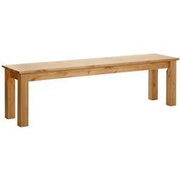 Sitzbank Home Affaire "Konrad", beige (gelaugt, geölt), B:160cm, Sitzbänke, Sitzbank, Breite 120 cm, aus massiver, FSC-zertifizierter Kiefer