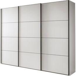 Schwebet&uuml;renschrank Wiemann "Phoenix, Made in Germany, modernes Design, Highlight, Blickfang", wei&szlig;, dekor, B:295cm H:217cm T:67cm, Schr&auml;nke, Schwebet&uuml;renschrank, maximaler Staurraum, inkl.Einlegeb&ouml;den, W&auml;scheb&ouml;den u. D&auml;mpfer