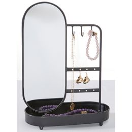 Schmuck Etagere HEINE HOME, schwarz, B:25cm H:35cm T:12cm, Metall, Schmuckständer