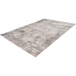 Teppich Obsession "My Opal 911", grau (taupe), B:160cm H:10mm L:230cm, Polyester, Teppiche, Teppich, Pastell-Farben, mit Bord&uuml;re, ideal im Wohnzimmer & Schlafzimmer