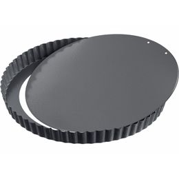 Quicheform Kaiser BACKFORMEN "La Forme Plus", schwarz, &Oslash;:28cm, Stahl, K&uuml;chenformen, Antihaftbeschichtet, backofenfest, Made in Germany