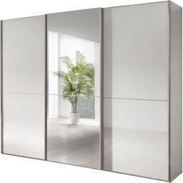 Schwebet&uuml;renschrank Wiemann "Phoenix, Made in Germany, modernes Design, Highlight, Blickfang", wei&szlig;, dekor, B:246cm H:236cm T:67cm, Schr&auml;nke, Schwebet&uuml;renschrank, maximaler Staurraum, inkl.Einlegeb&ouml;den, W&auml;scheb&ouml;den u. D&auml;mpfer