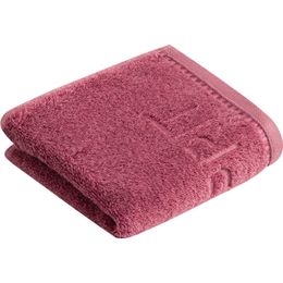 G&auml;stehandtuch Esprit "Modern Solid", lila (schwarzberry), B:30cm L:50cm, Frottier, Obermaterial: 85% Baumwolle, 15% Lyocell (TENCEL&trade;), Handt&uuml;cher, vegan produziert