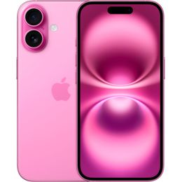 Apple Smartphone "iPhone 16", Energieeffizienz: B (A-G), pink, 128 GB, Mobiltelefone, Topseller