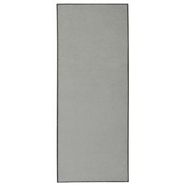 Fu&szlig;matte "Original Uni, Schmutzfangteppich" Gr. 11, grau (hellgrau), B:75cm H:9mm L:190cm, Kunstfaser, wash+dry by Kleen-Tex, Teppiche, Fu&szlig;matte, Schmutzmatte, rutschhemmend, auch als L&auml;ufer erh&auml;ltlich