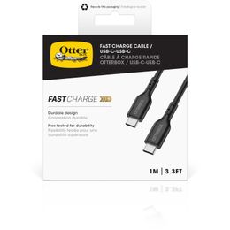 Otterbox USB-Kabel "Standard USB-C zu USB-C PD-Kabel 1m", schwarz, 100cmcm, Kabel