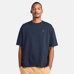 T-Shirt Timberland "DUNSTAN RIVER Short Sleeve Tee", Damen, Gr. L, schwarz sapphire, Obermaterial: 100% Baumwolle, Rundhals, Shirts T-Shirt