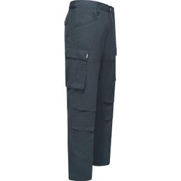 Cargohose Ragwear "Merly Long", Herren, Gr. 30, Normalgrößen, grau (dunkelgrau), Material: 100% Baumwolle, bequem lang, Hosen Cargohose, modische Herren Cargo mit großen Pattentaschen