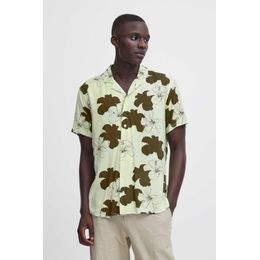 Kurzarmhemd Blend "BHShirt", Herren, Gr. M, US-Gr&ouml;&szlig;en, forest night, 100% Viskose, gebl&uuml;mt, regular fit normal, ohne Ausschnitt, abgesteppt, Hemden, L&auml;ssiges florales Kurzarmhemd