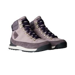 Schn&uuml;rboots The North Face "W BACK-TO-BERKELEY IV TEXTILE WP", Damen, Gr. 41,5, grau (moonstone grau, lunar stone), Leder, Textil, Schuhe Schn&uuml;rboots, Snowboots, Winterstiefel, Winterschuhe, wasserdicht