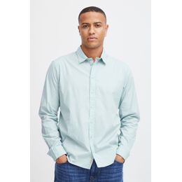 Langarmhemd Blend "BHBoxwell", Herren, Gr. L, US-Gr&ouml;&szlig;en, blau (celestial blau), Web, 97% Baumwolle, 3% Elasthan, unifarben, regular fit, 2-Knopf-Manschette, Hemden, Klassisches Langarmhemd