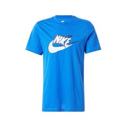 Nike Sportswear T-Shirt 'FUTURA' Herren Gr&ouml;&szlig;e S navy / royalblau / wei&szlig;