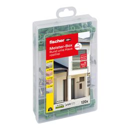 Fischer Meister-Box Rund ums Haus rostfrei + Schraube (120 Teile) (531227)