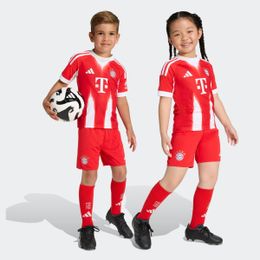 Trainingsanzug adidas Performance "FCB H MINI", Jungen, Gr. 92, rot, Obermaterial: 100% Polyester. Obermaterial 2: 68% Baumwolle, 28% Polyester, 4% Elasthan, Sportanz&uuml;ge Trainingsanzug