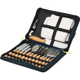 Outwell Morella Picnic Besteckset 19-teilig mit kompakter Tragetasche - Campingbesteck