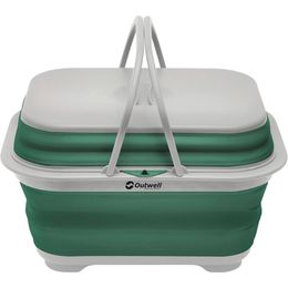 Outwell Collaps Washing Base Waschbecken mit Griff und Deckel 44 x 34 x 27 cm shadow green - Sp&uuml;lbecken