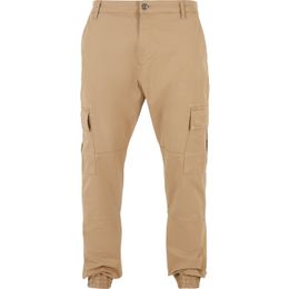 Cargohose 2Y STUDIOS "2Y Studios Herren 2Y Basic Cargo Jeans", Damen, Gr. 33, Normalgr&ouml;&szlig;en, beige, 98% Baumwolle, 2% Elasthan, unifarben, slim fit, Hosen Cargohose